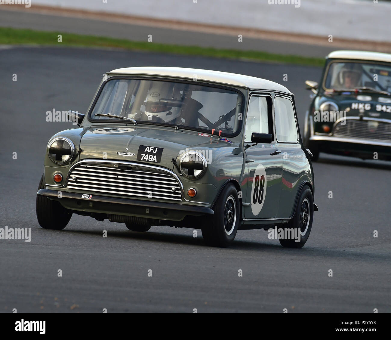 Nick Paddy, Austin Mini Cooper S, HSCC, HRSR, Historic Touring Cars ...