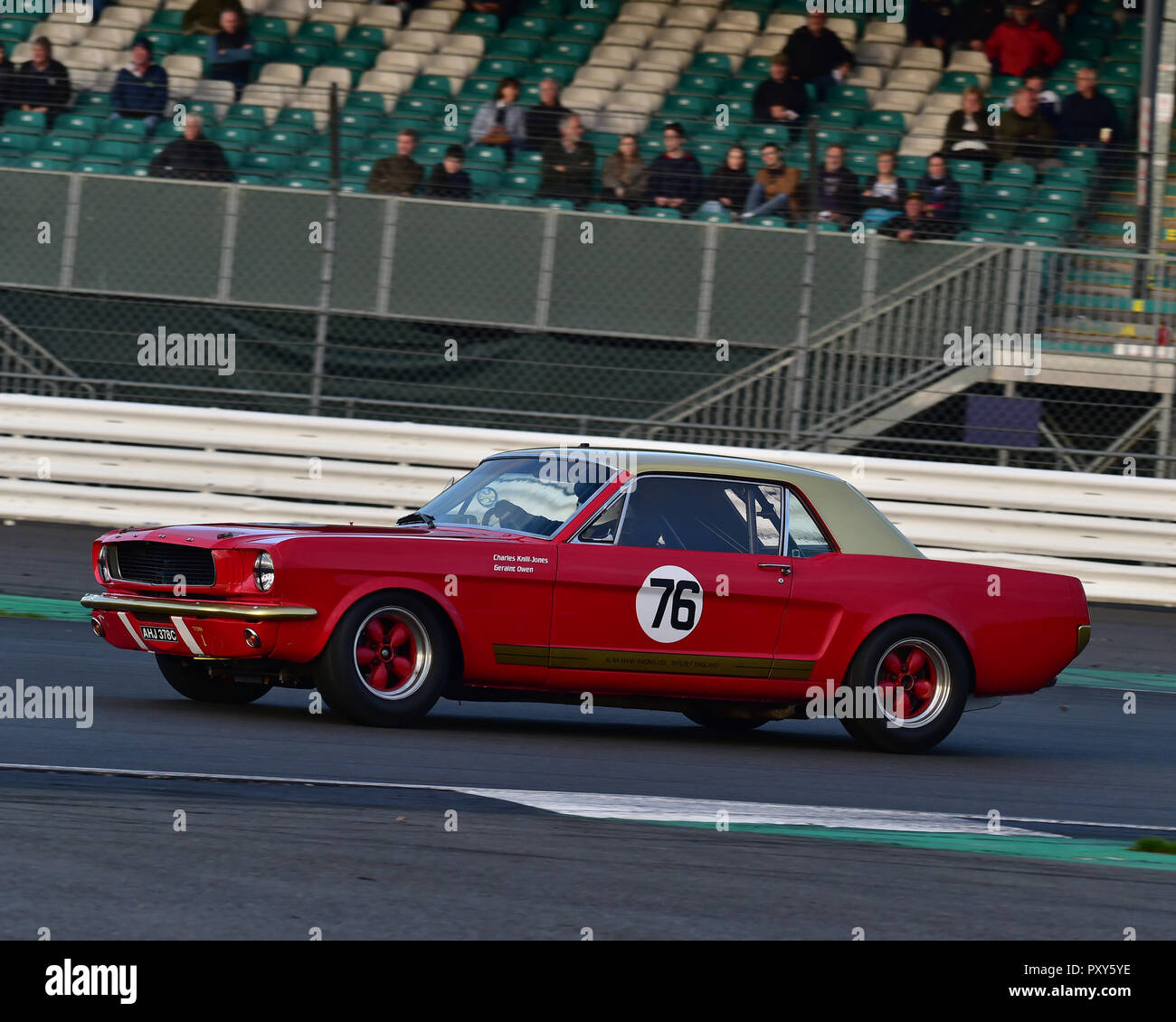 Geraint Owen, Ford Mustang, HSCC, HRSR, Historic Touring Cars ...