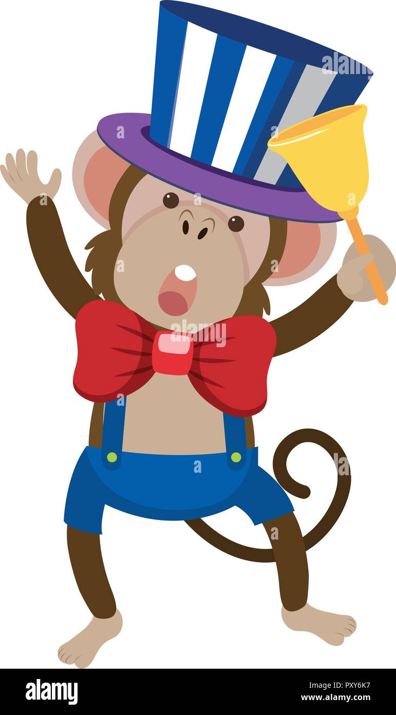 Circus Monkey Clipart