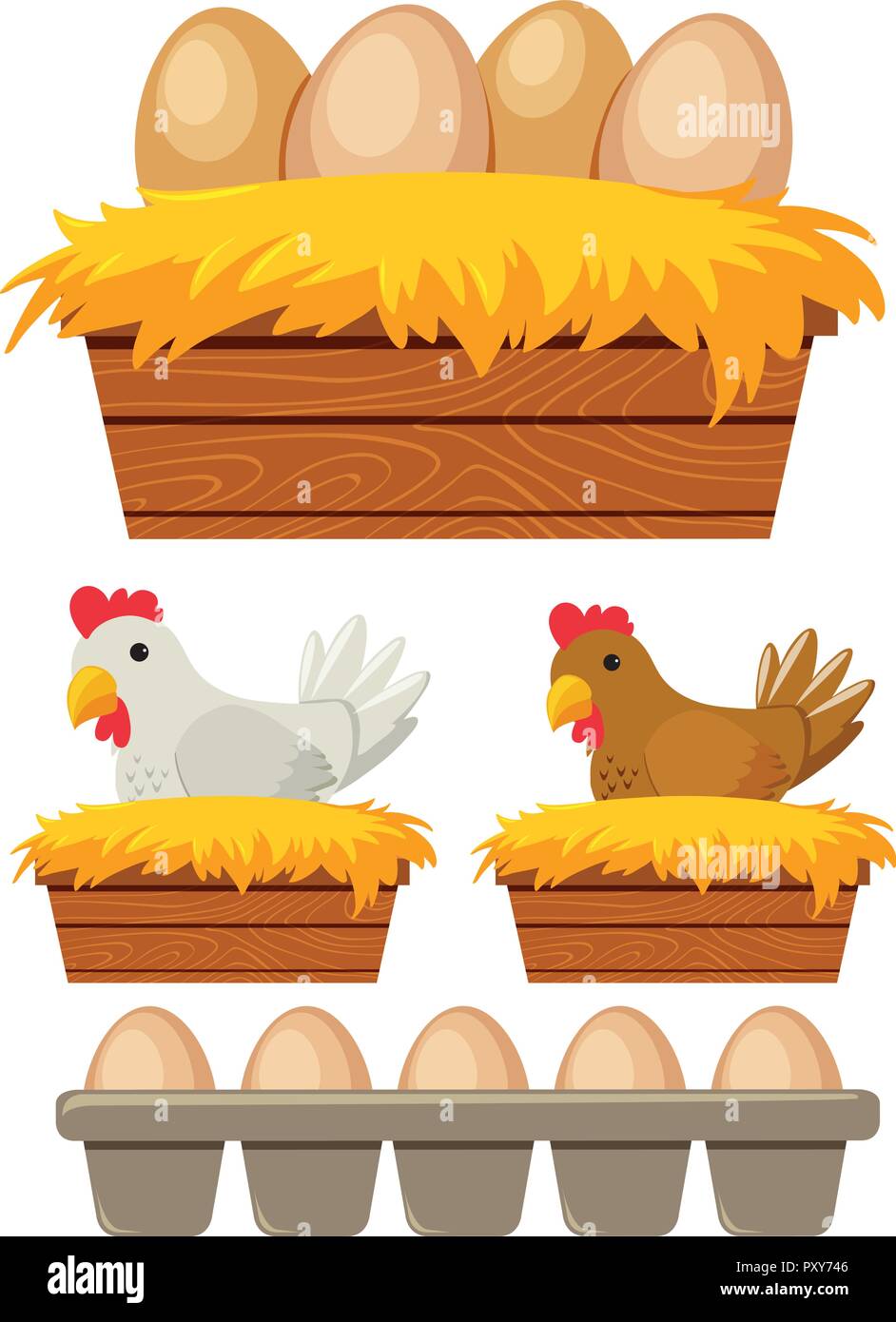 Chicken Nest Clipart