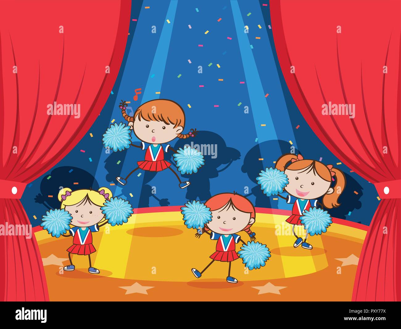 Into the limelight cartoon Stock Vector Images - Alamy