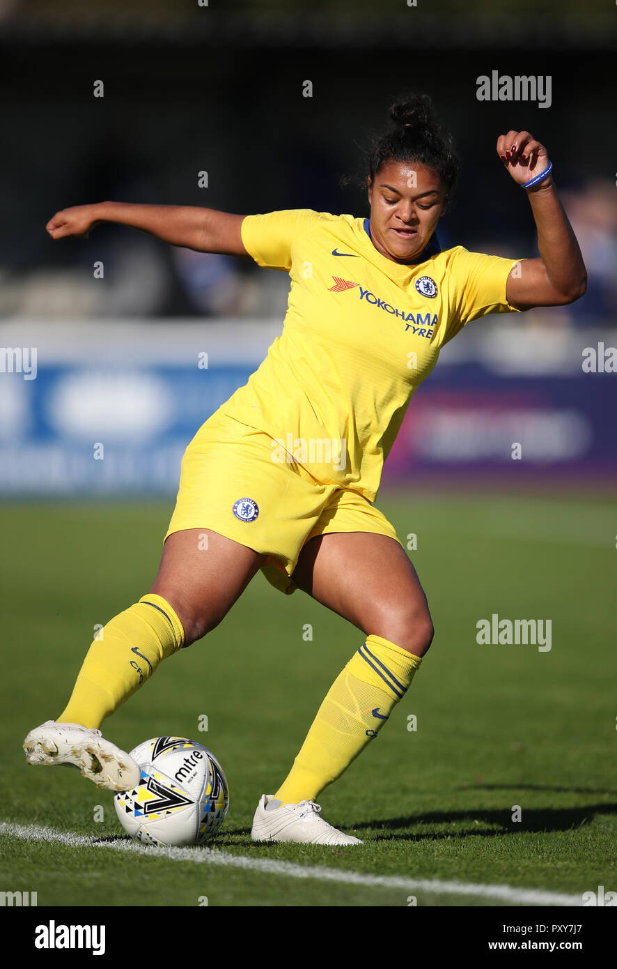 Chelsea's Jess Carter during the Women's Super League match at the ...