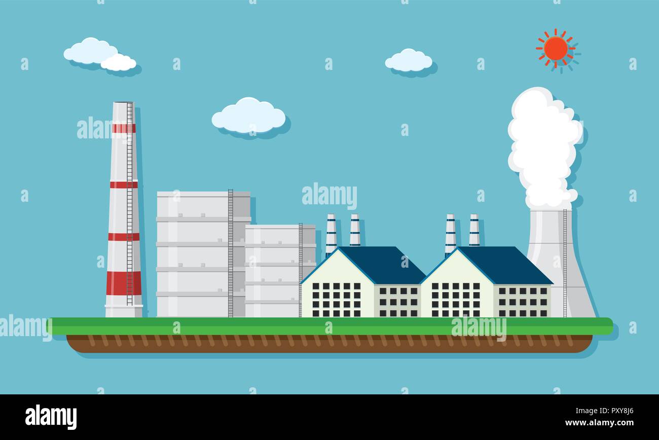 Factory building drawing clipart hi-res stock photography and images ...