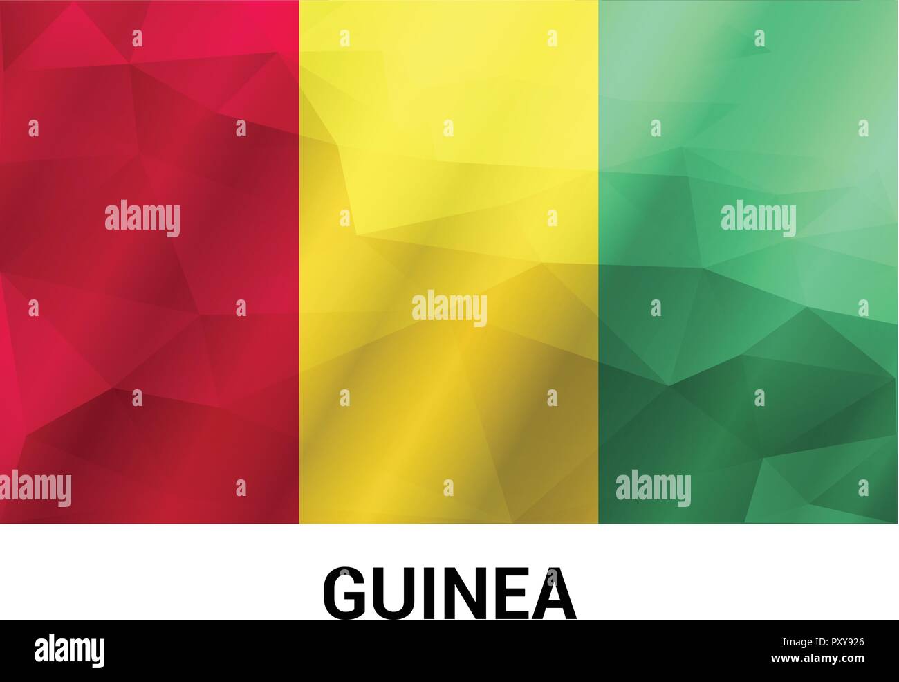 Guinea flags design vector Stock Vector Image & Art - Alamy
