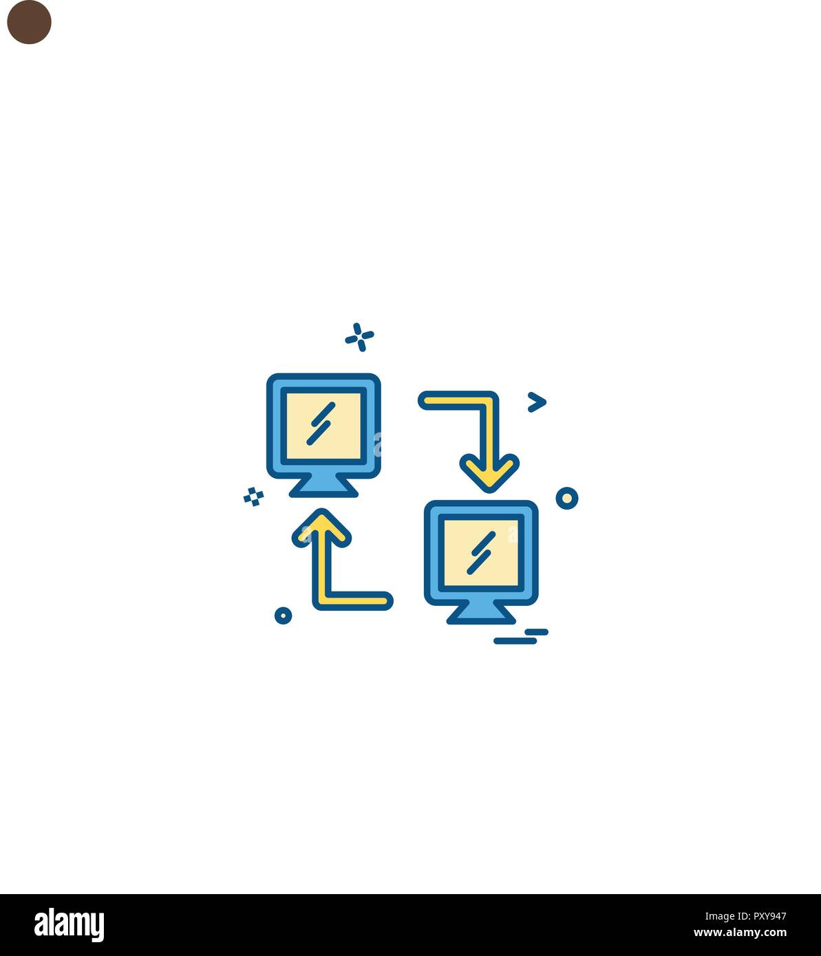 Data sharing icon design vector Stock Vector Image & Art - Alamy