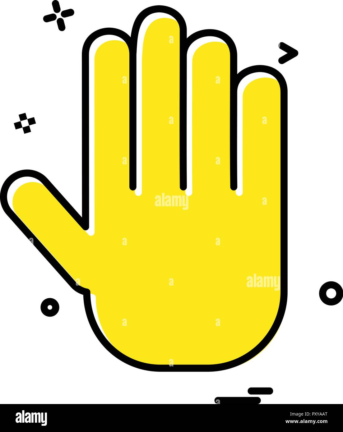 Hand icon design vector Stock Vector Image & Art - Alamy