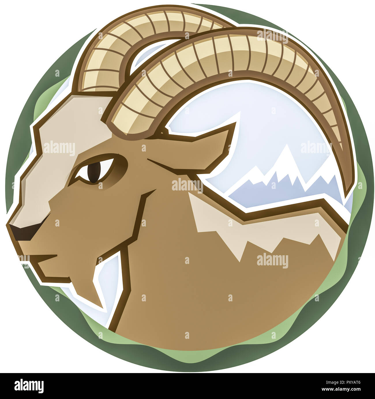 Steinbock symbol hi-res stock photography and images - Alamy