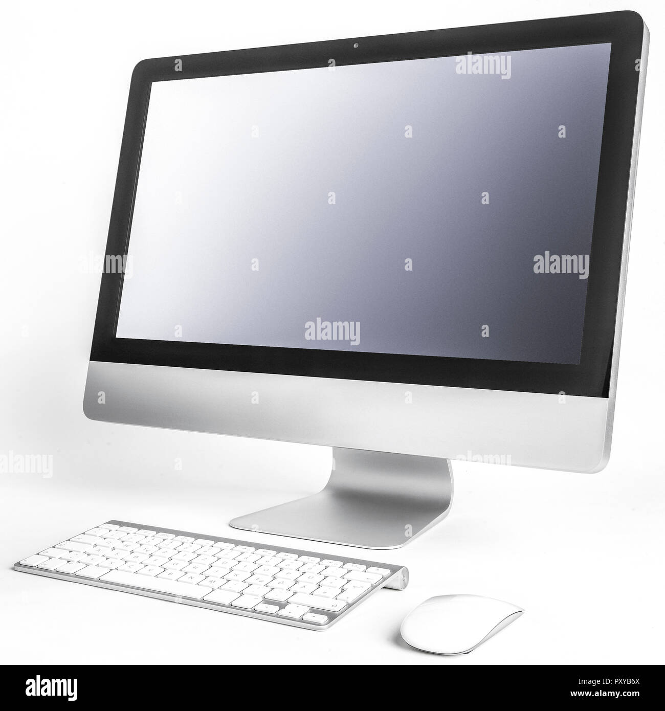 Work station with calculator Cut Out Stock Images & Pictures - Alamy