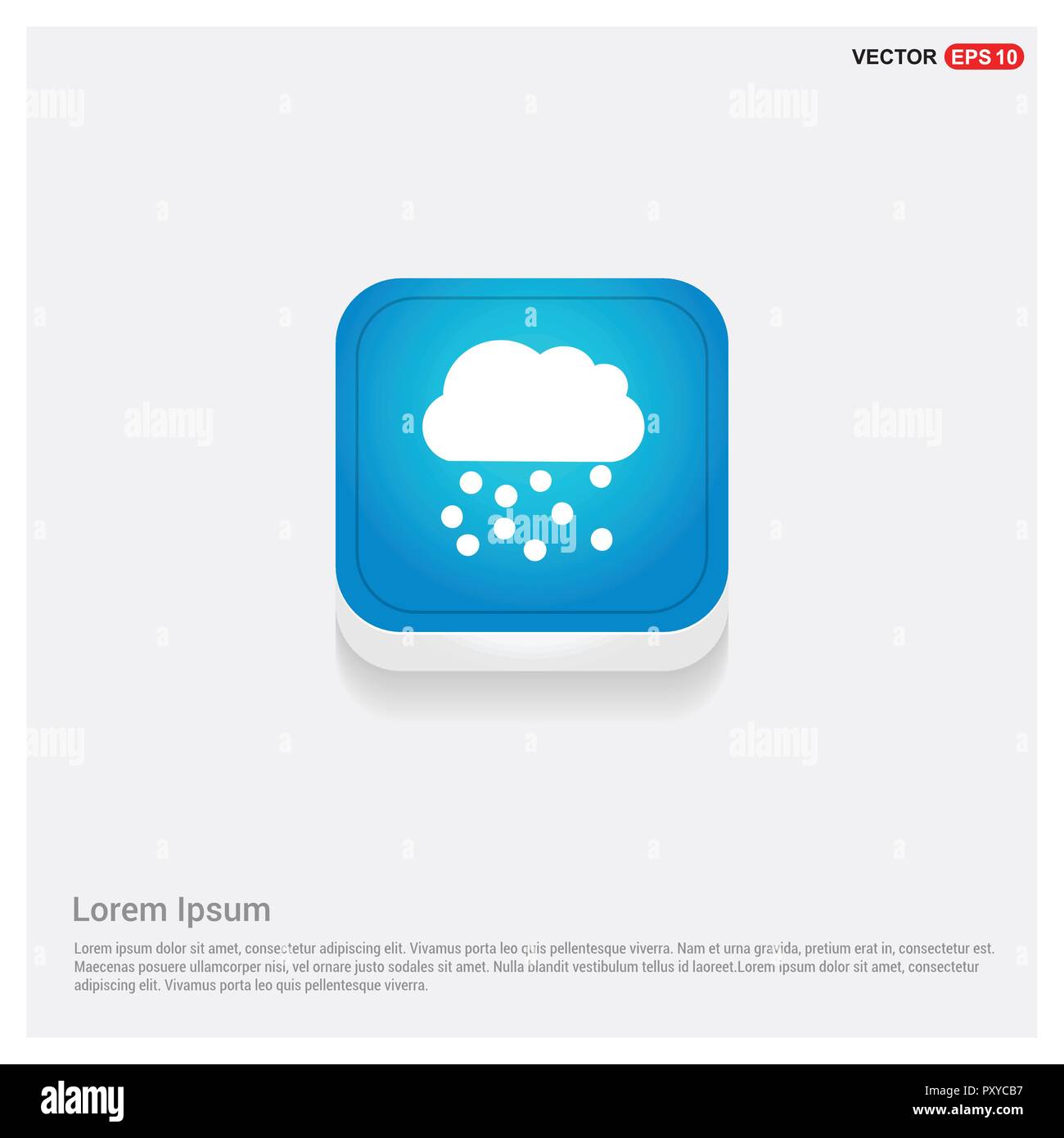 Cloud Raining Icon Stock Vector Image & Art - Alamy