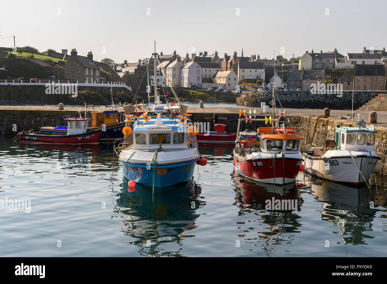 Portsoy Harbour, Aberdeenshire Stock Photo - Alamy