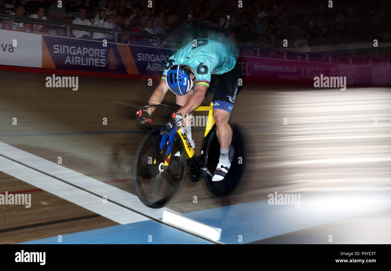 Russia's Shane Perkins in the Sprinters 200m Flying Time Trial during ...