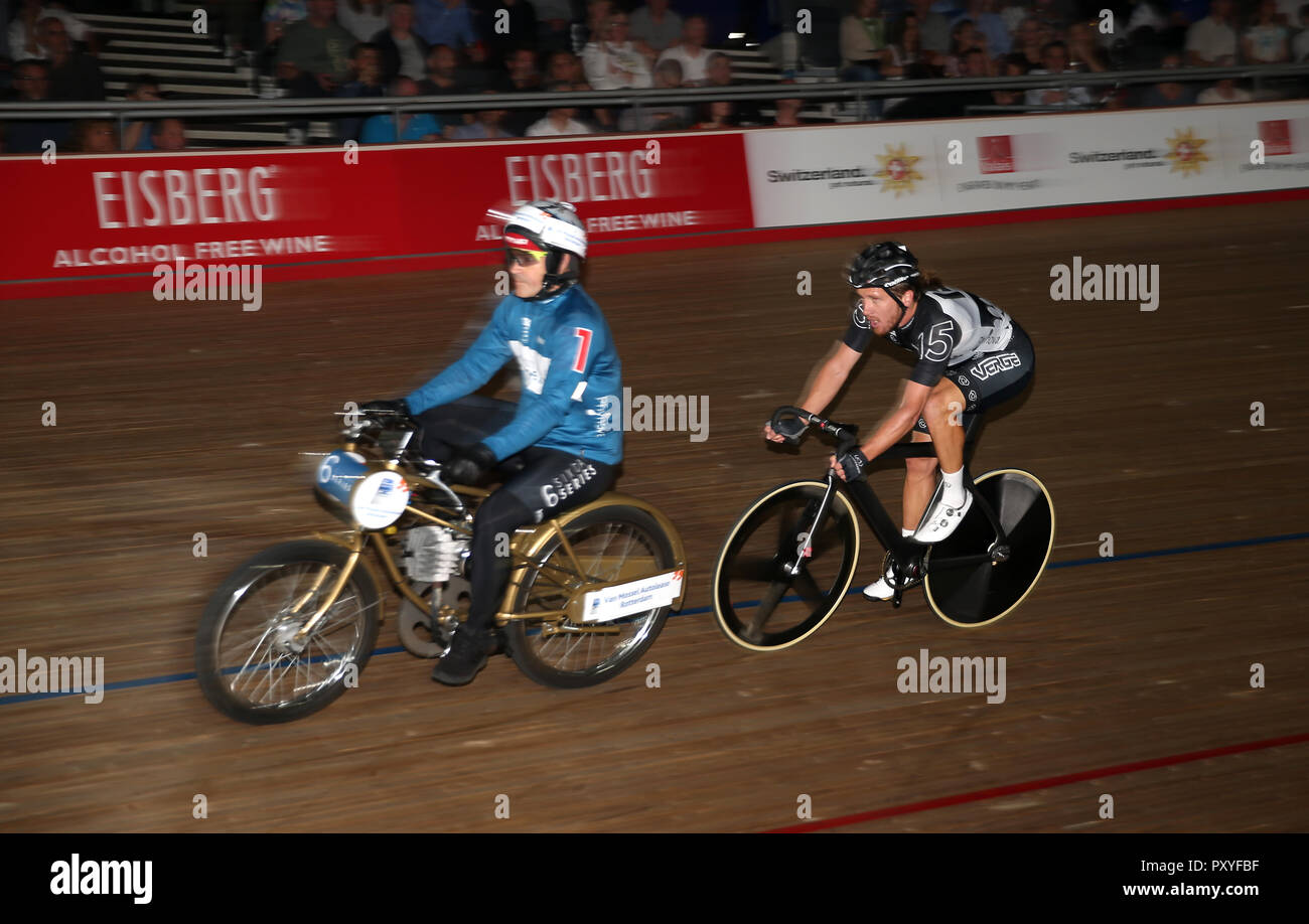 Shane Archbold in the Six Day Men 30 Lap Derny during day two of the ...