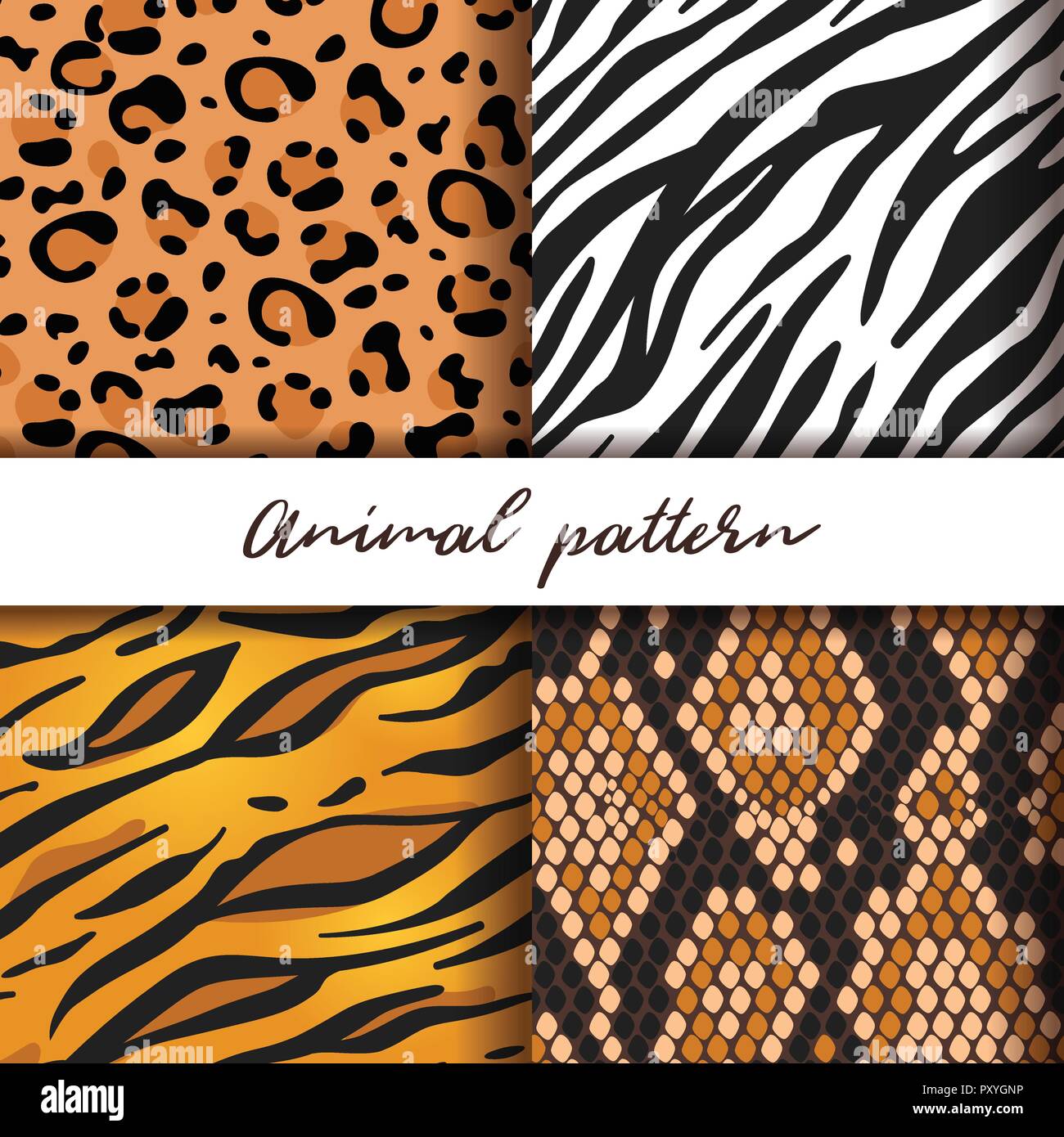 Snake skin seamless pattern vector hi-res stock photography and images ...