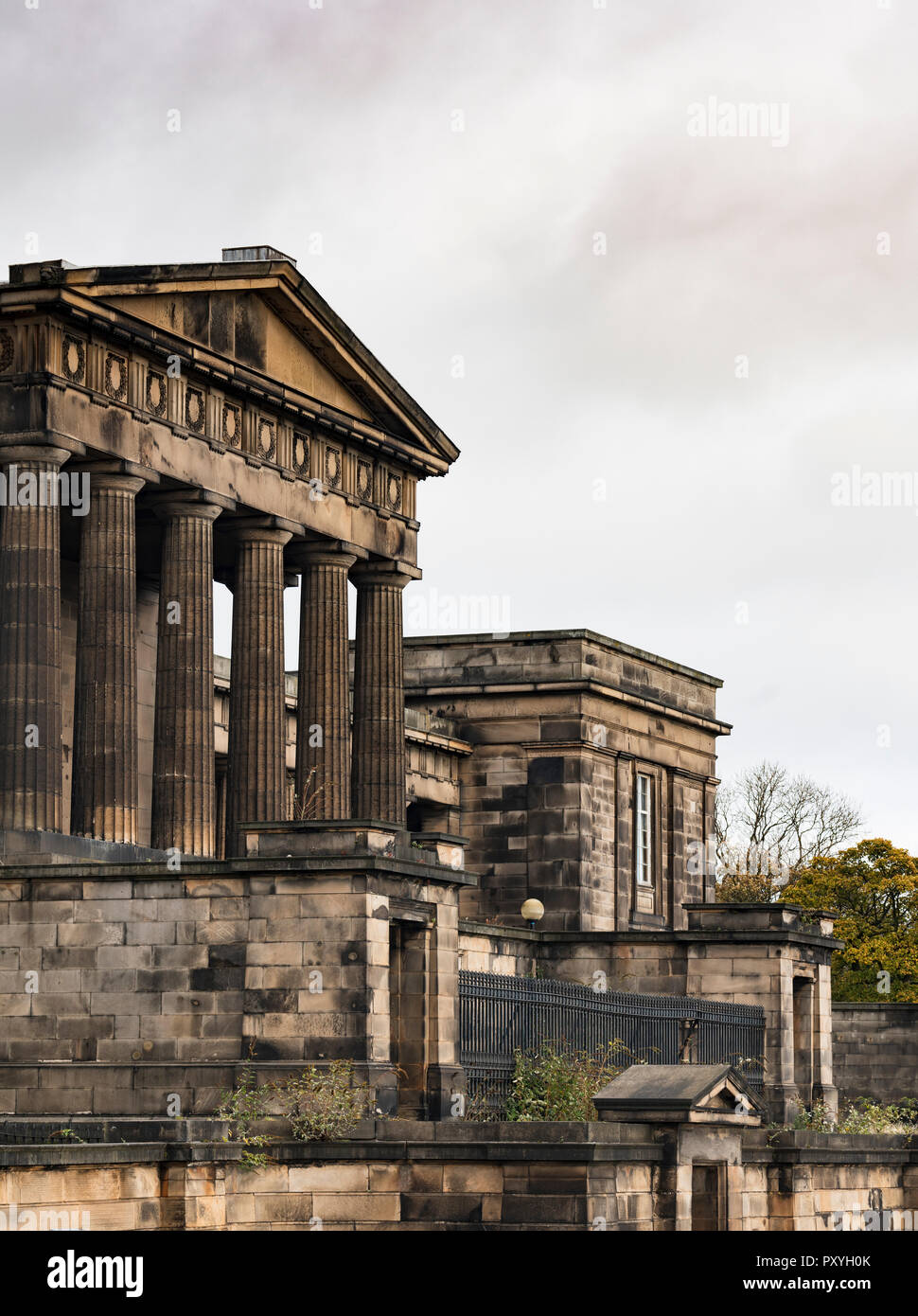 Exterior view of former Old Royal High School on Calton Hill in ...