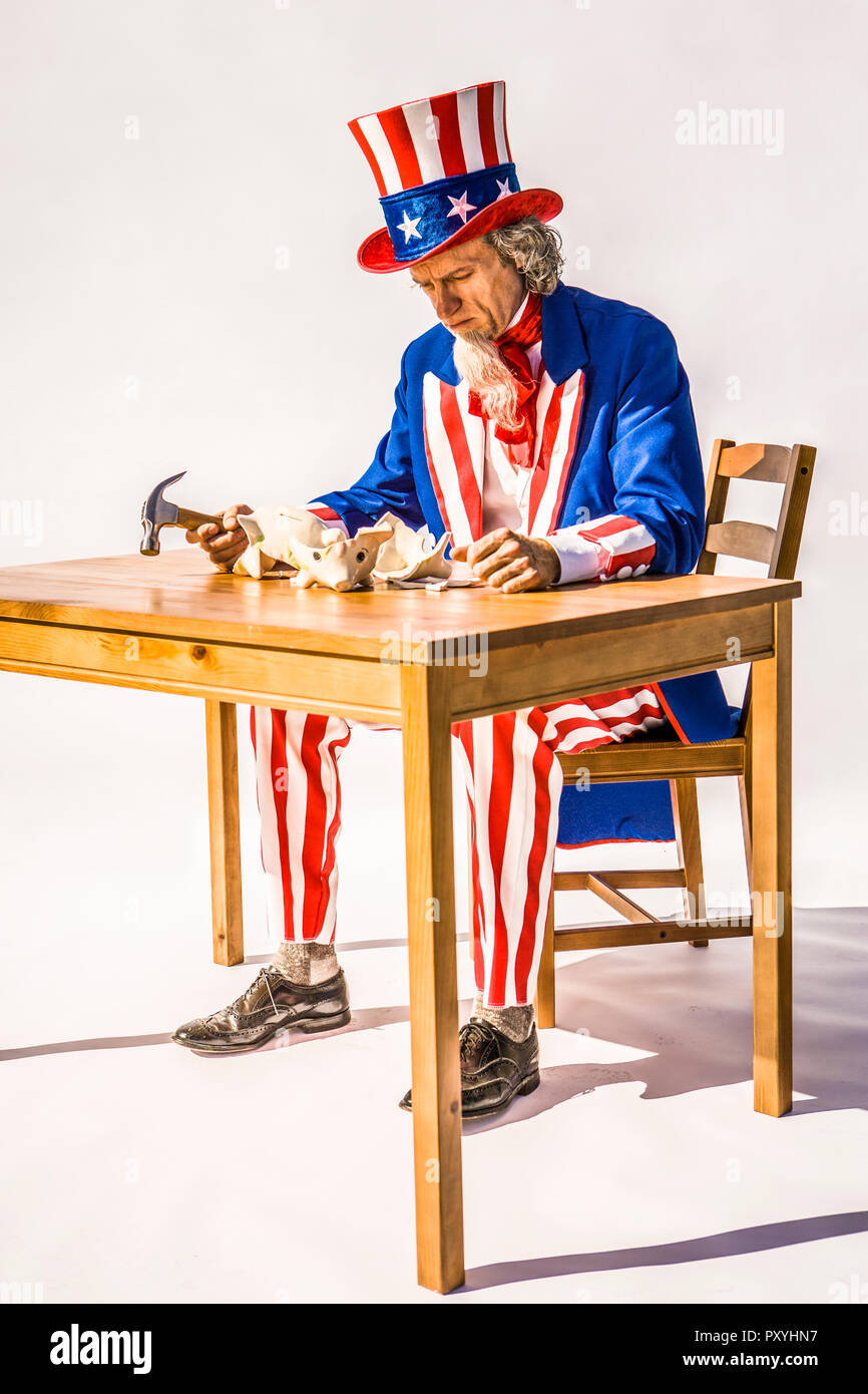 Uncle Sam Empty Pockets