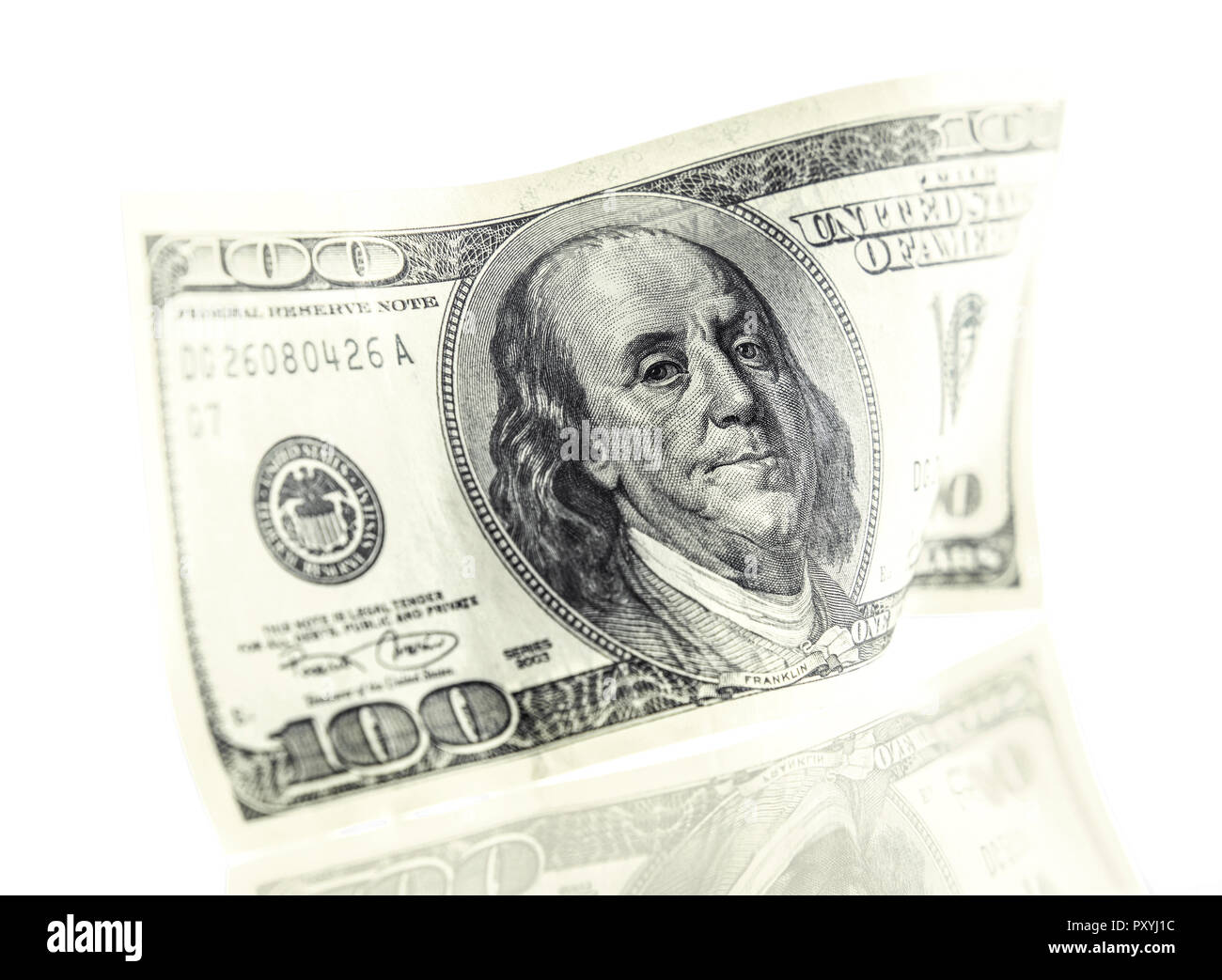 100 Dollar Schein Stock Photo - Alamy