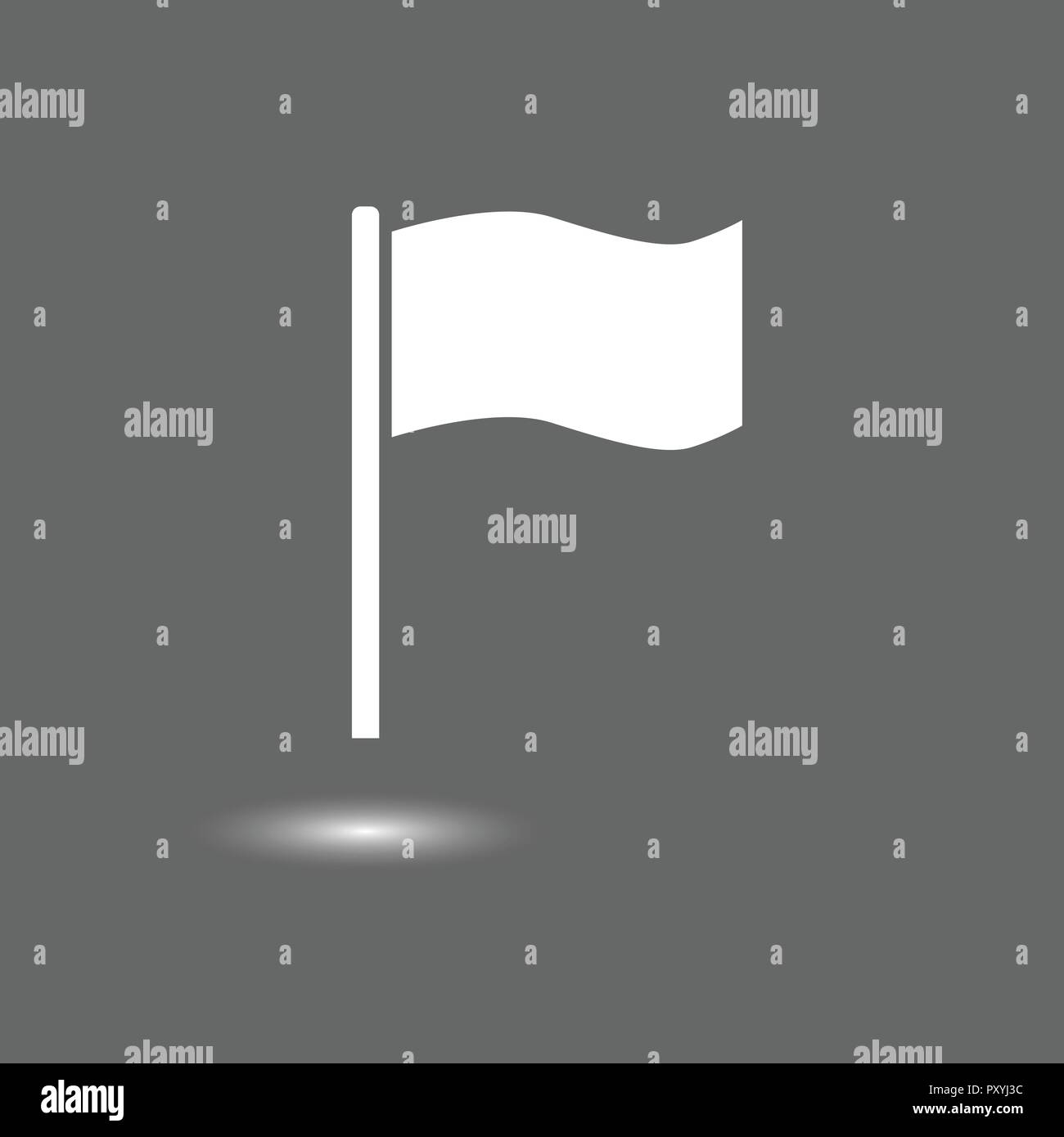 Vector illustration white paper marker hi-res stock photography and images - Alamy