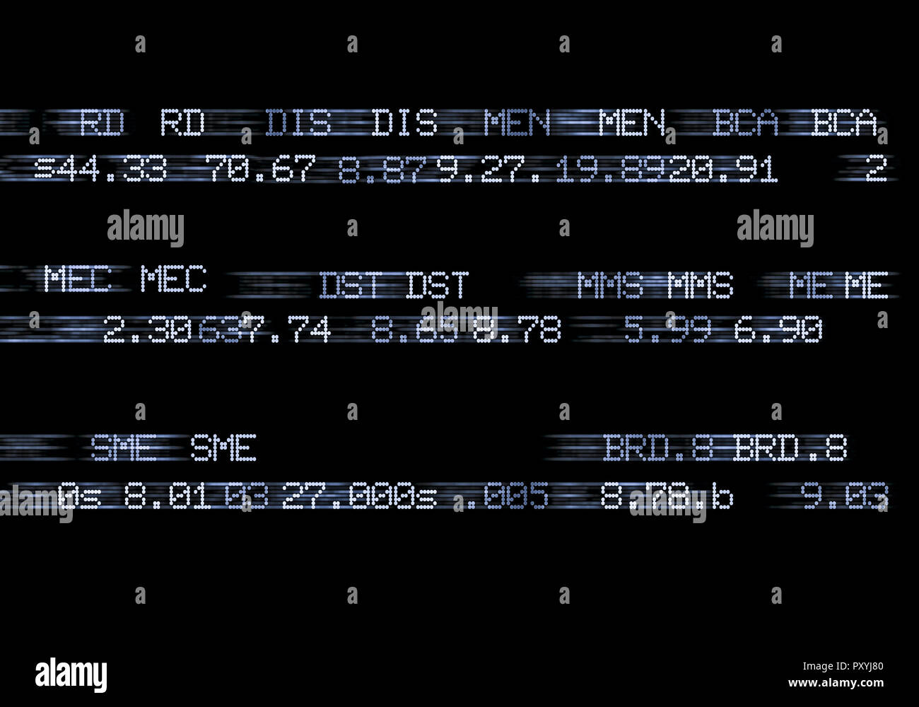 Blaue zahlen hi-res stock photography and images - Alamy