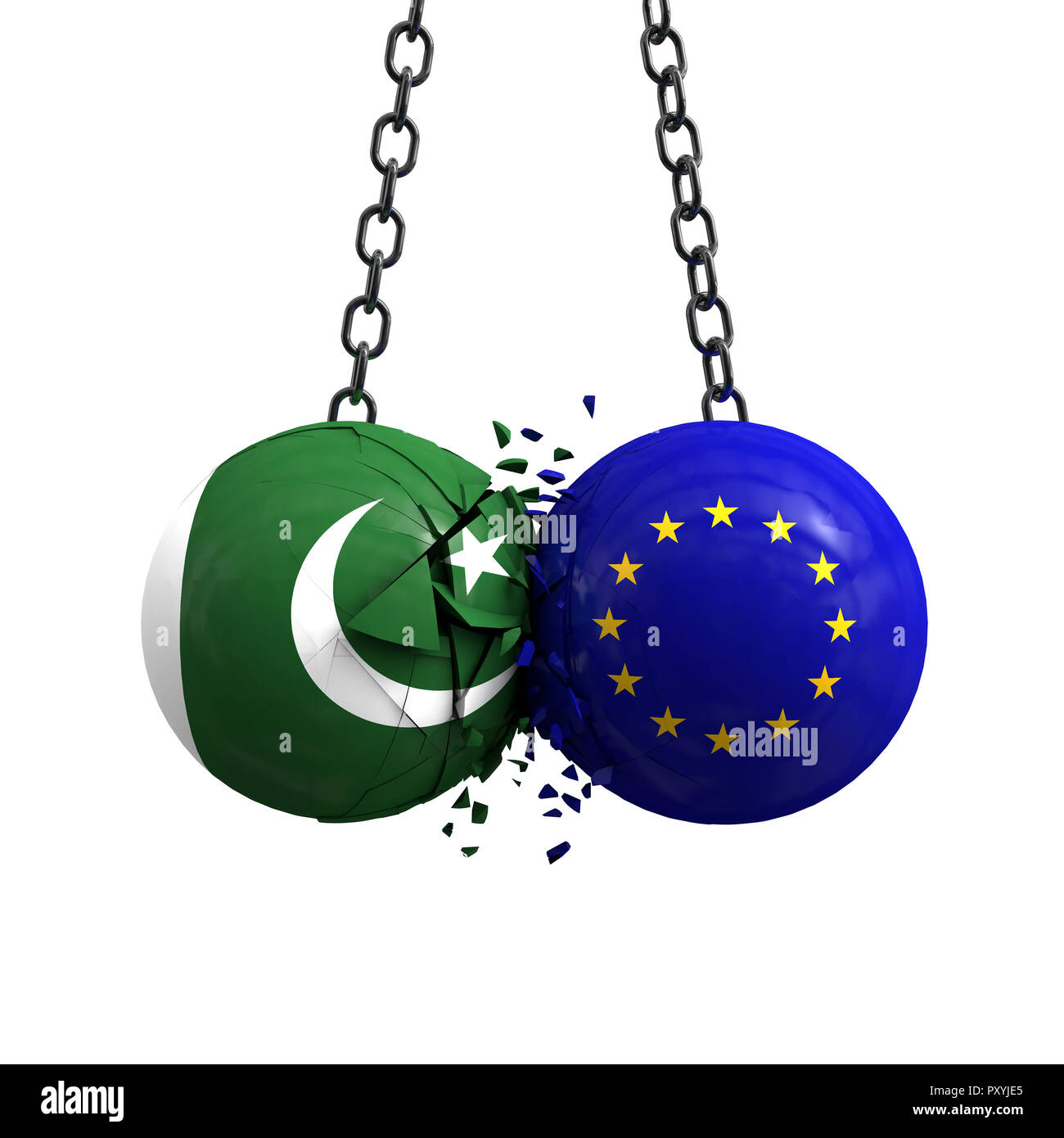 European union pakistan flag hi-res stock photography and images - Alamy