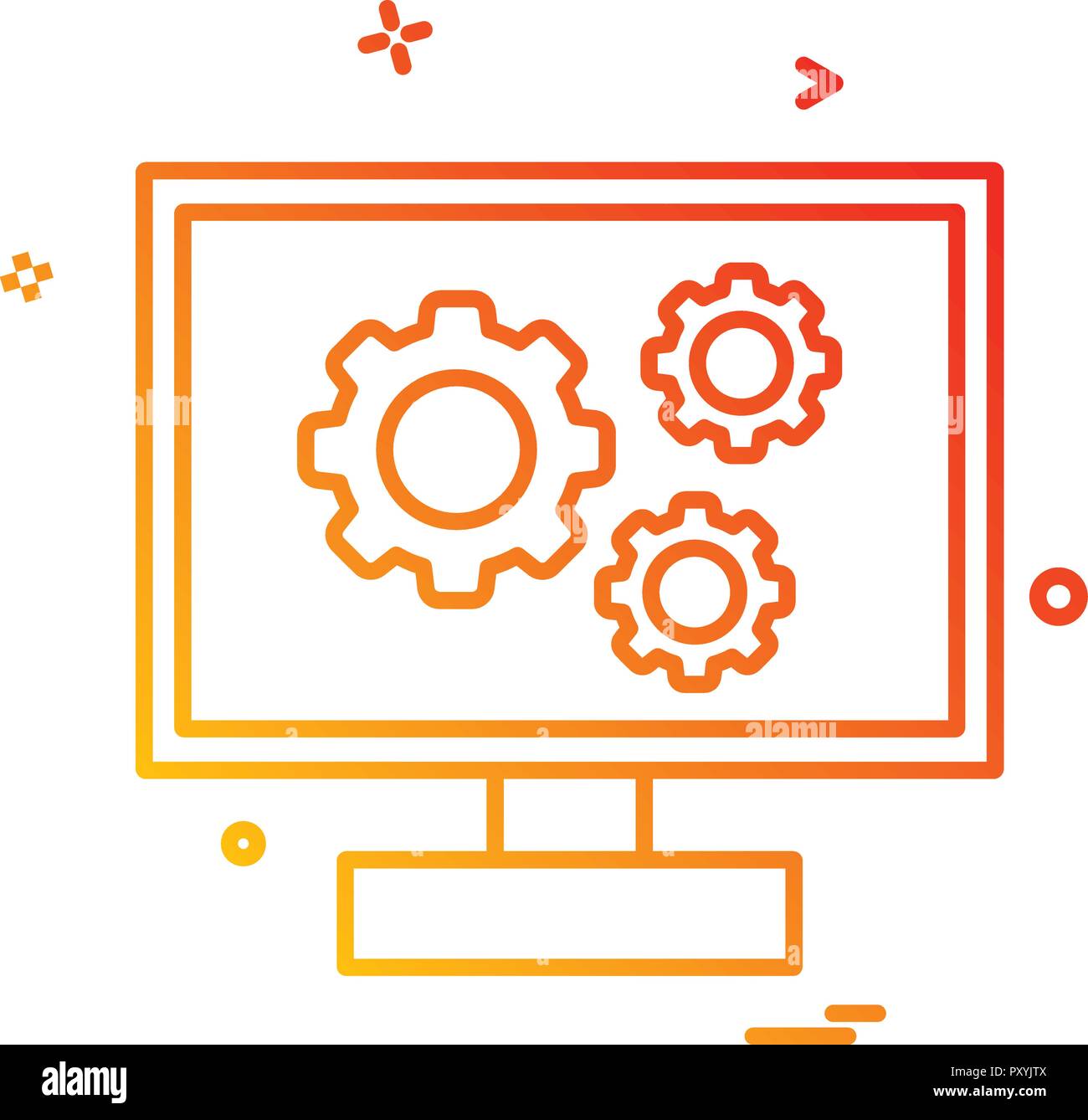 Corporate office icon design vector Stock Vector Image & Art - Alamy