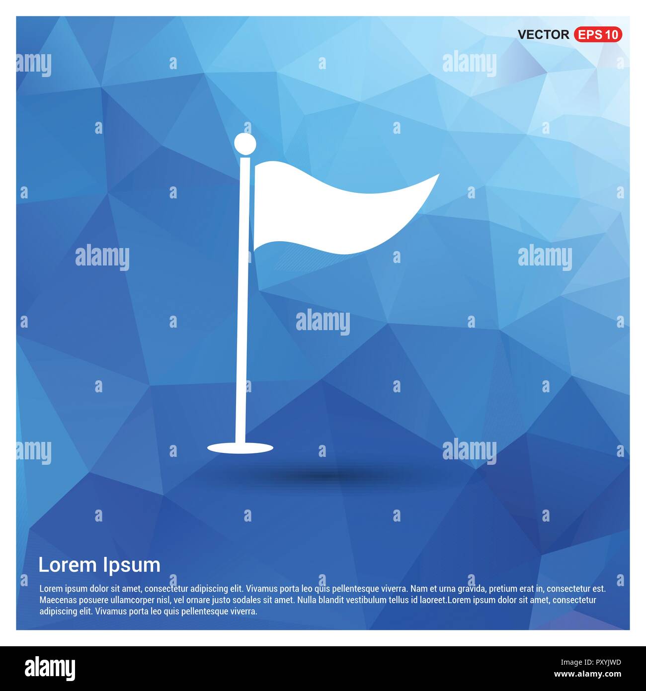 Golf Flag Icon Stock Vector Image & Art - Alamy