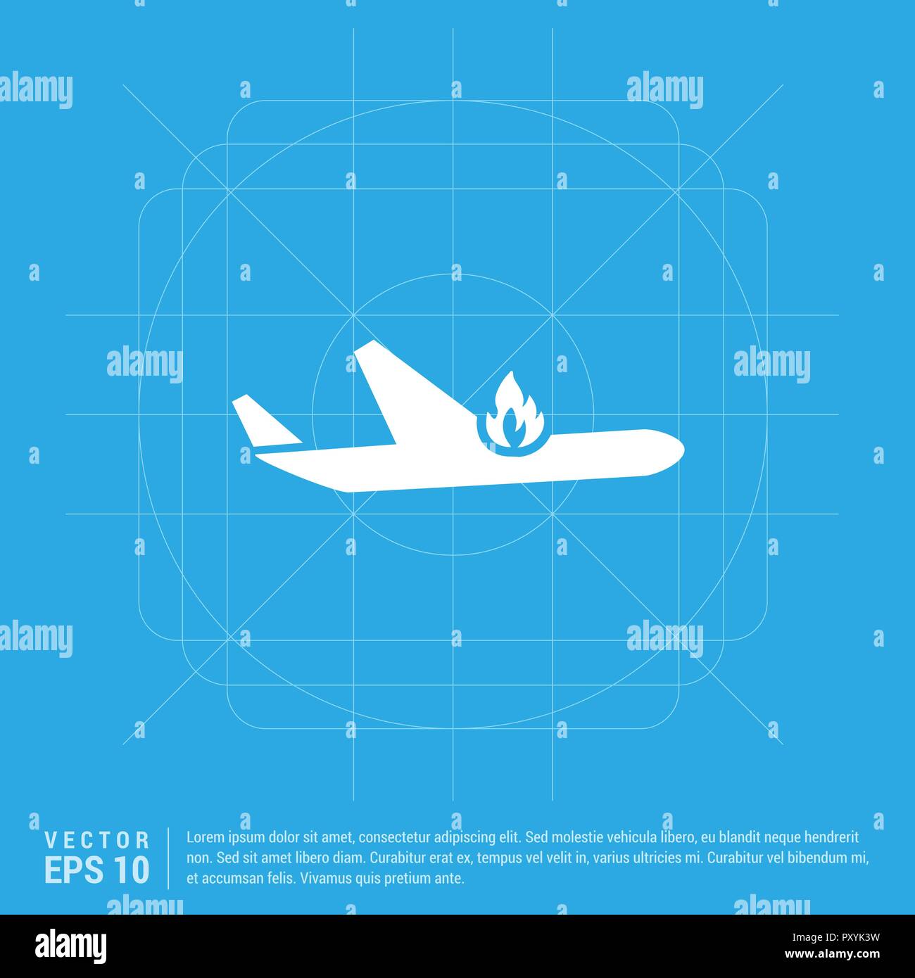 Airplane collision Stock Vector Images - Alamy