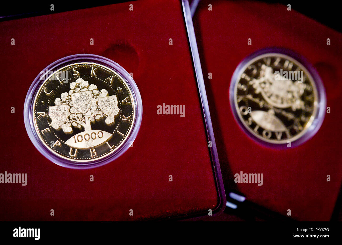 Czech Republic. 24th Oct, 2018. The CNB Czech central bank has issued a ...