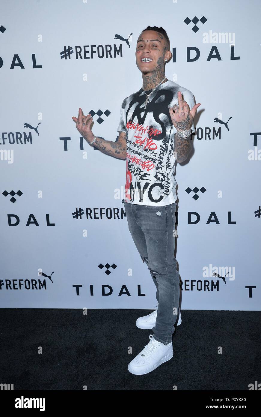 Brooklyn, NY, USA. 23rd Oct, 2018. Lil Skies at arrivals for 4th Annual ...