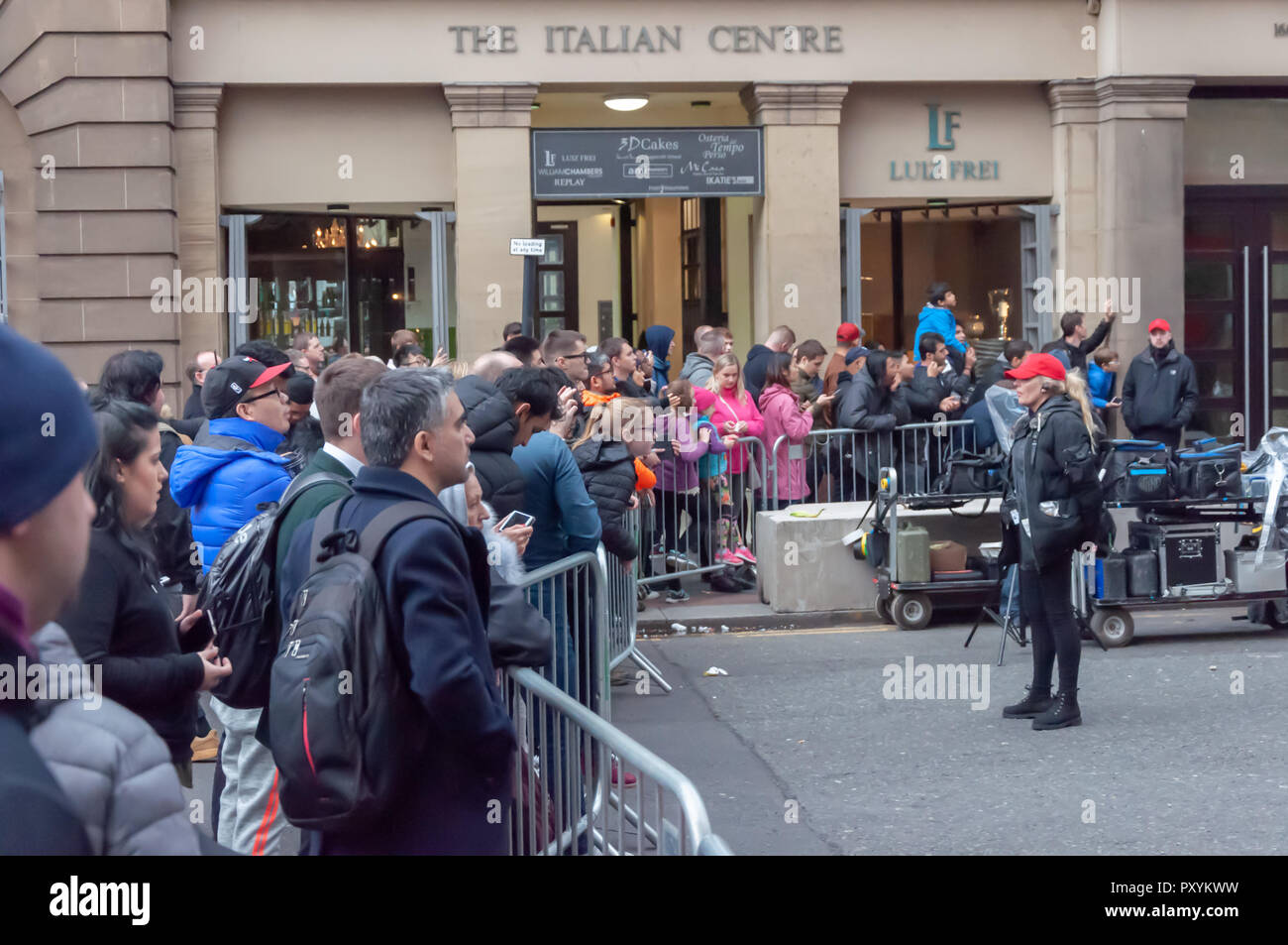 Glasgow, Scotland, UK. 24th October, 2018. On the streets of the City ...