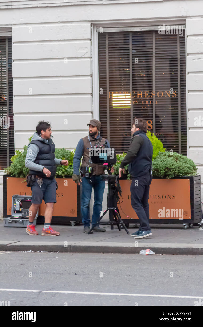 Glasgow, Scotland, UK. 24th October, 2018. On the streets of the City ...