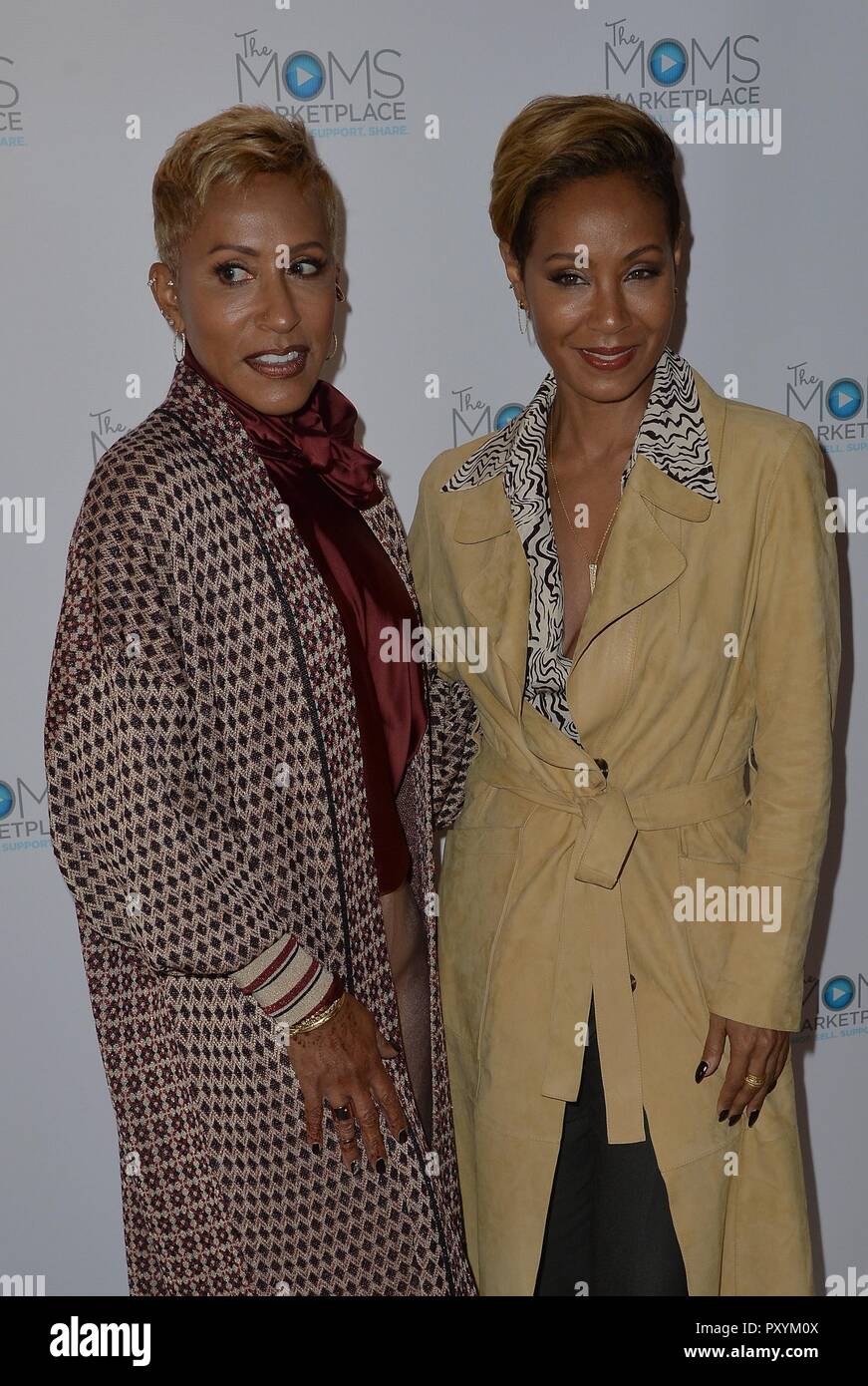 Adrienne banfield jones and jada pinkett smith hi-res stock photography ...