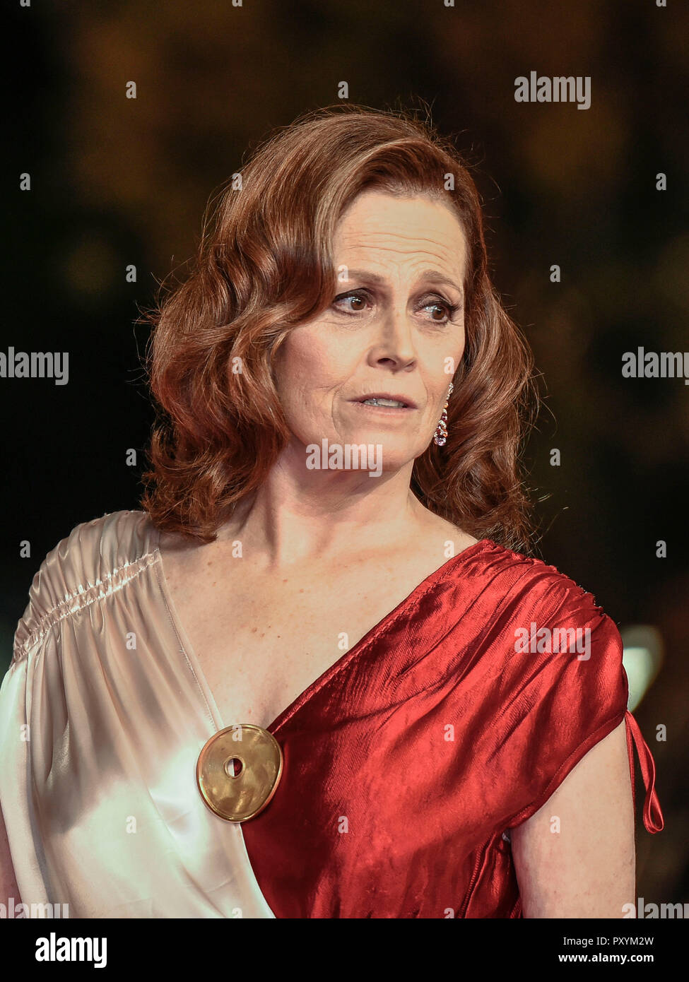 Italy, Rome, 24 October 2018 : Rome Film Festival 2018, Sigourney ...