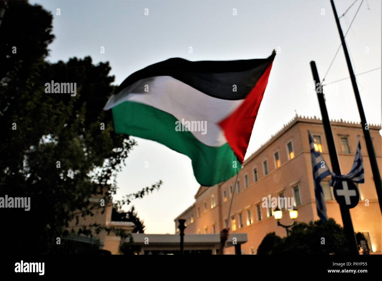 Greece palestine flag hi-res stock photography and images - Alamy