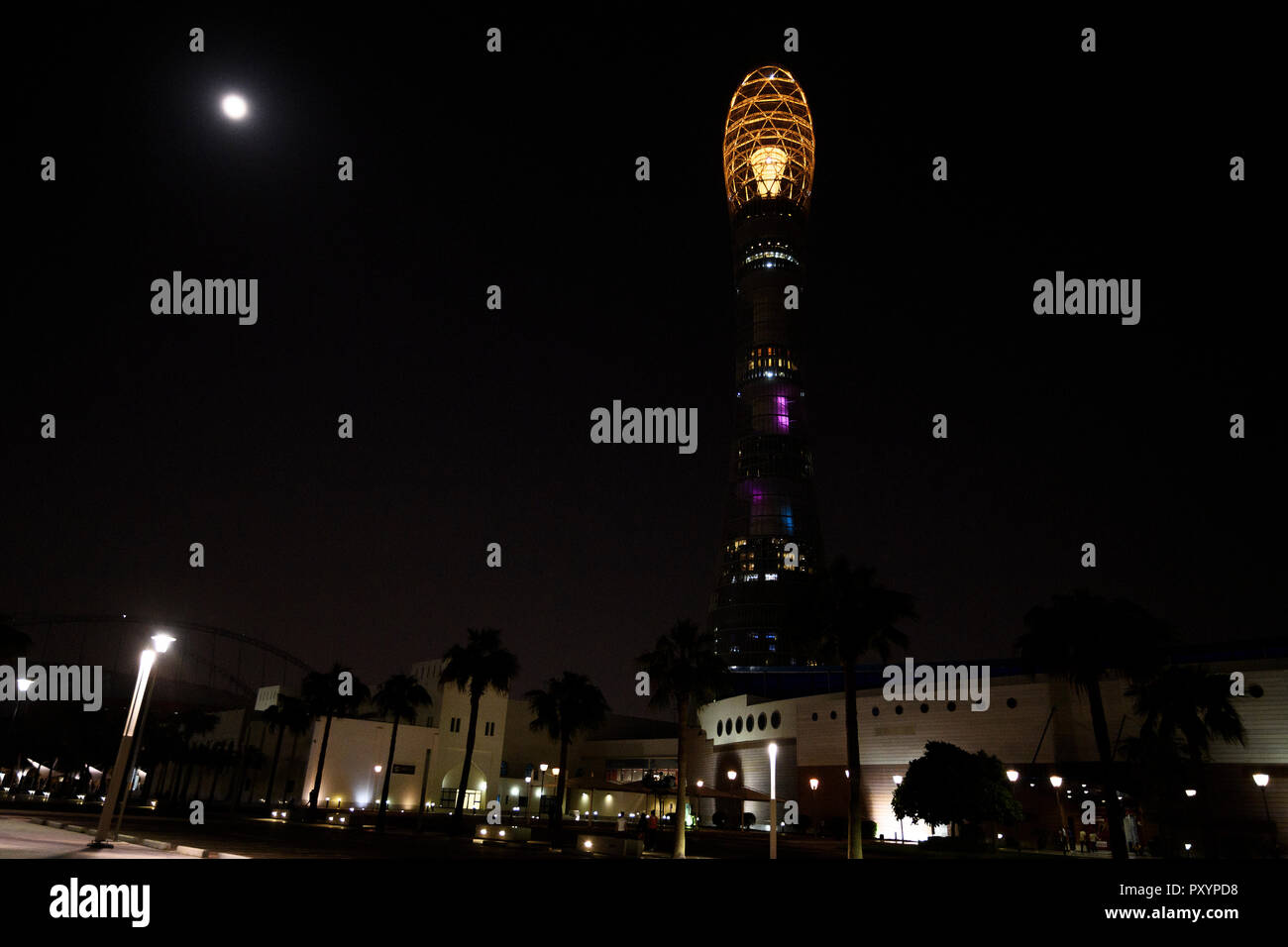 Doha, Katar. 24th Oct, 2018. Feature, ornamental image, overview Aspire ...