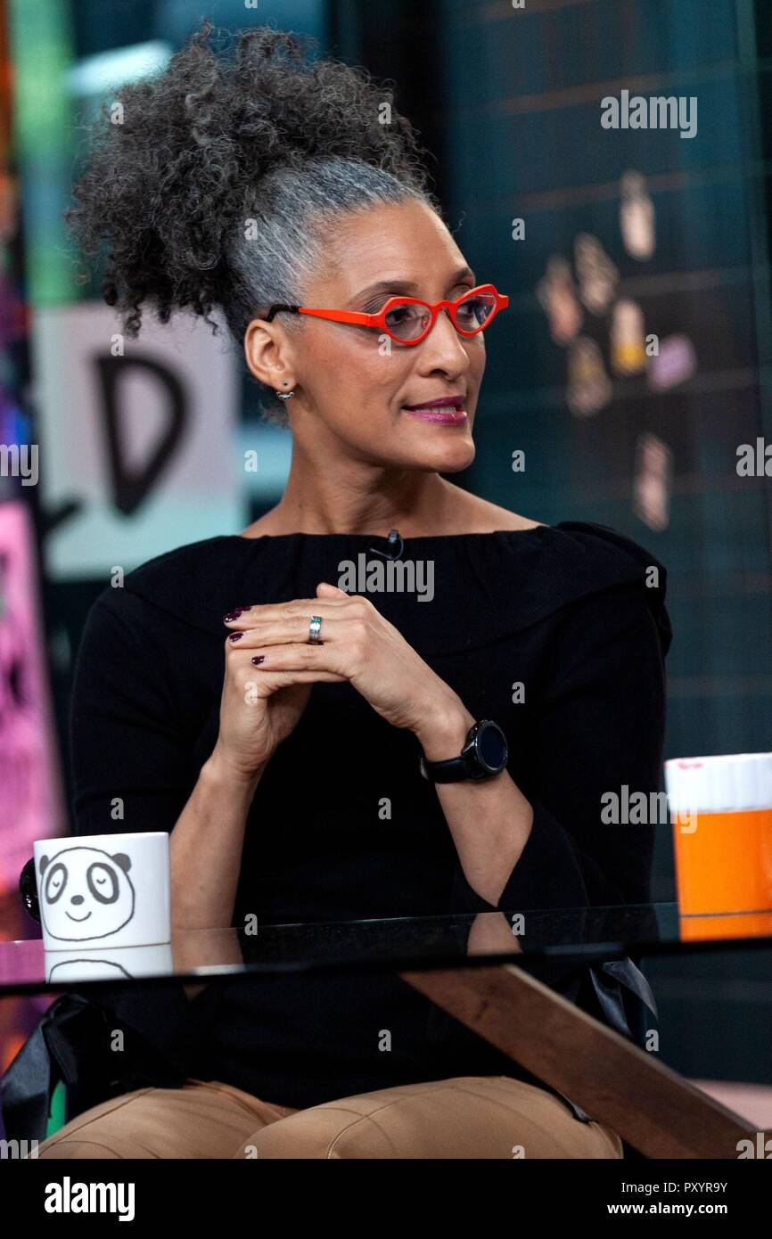 Carla Hall out and about for AOL Build Series Celebrity Candids - WED ...