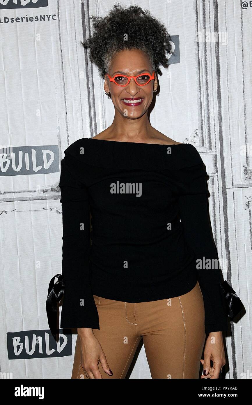 Carla Hall out and about for AOL Build Series Celebrity Candids - WED ...