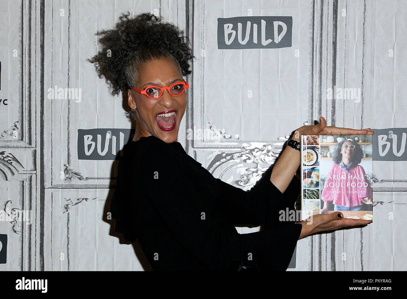 Carla Hall out and about for AOL Build Series Celebrity Candids - WED ...
