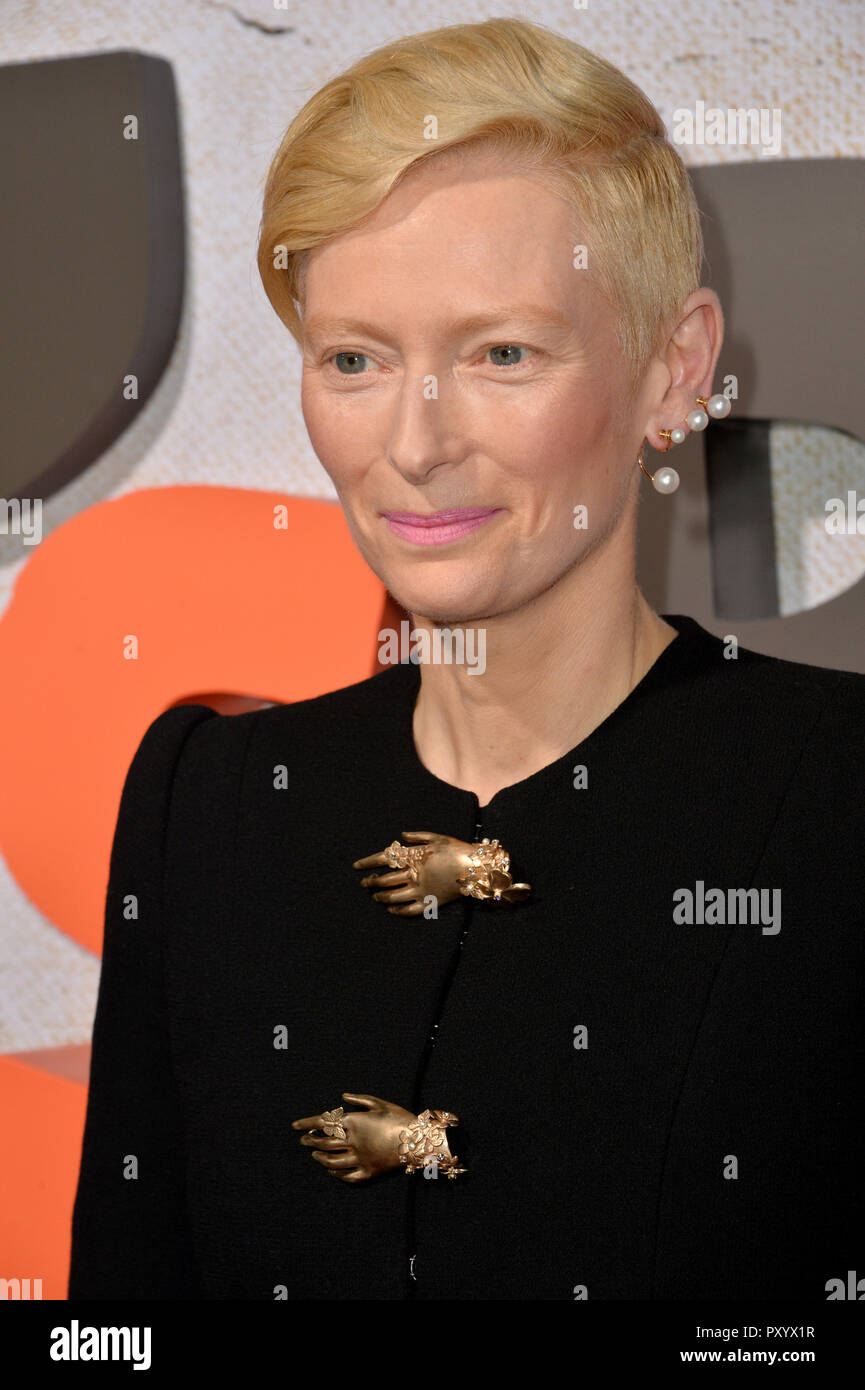 Los Angeles, California, USA. 24th October, 2018. Tilda Swinton at the ...
