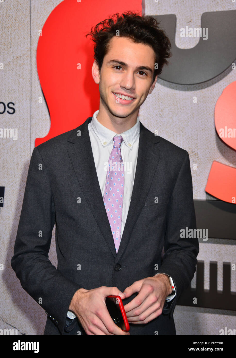 Los Angeles, California, USA. 24th October, 2018. Jacob Mann 002 ...