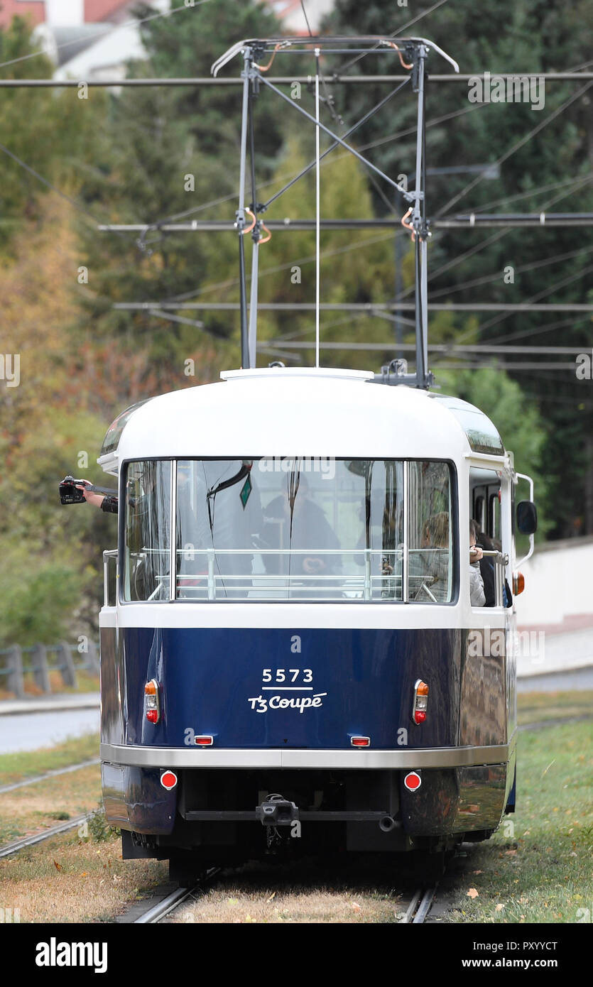 Prague, Czech Republic. 24th Oct, 2018. The Prague public transport ...