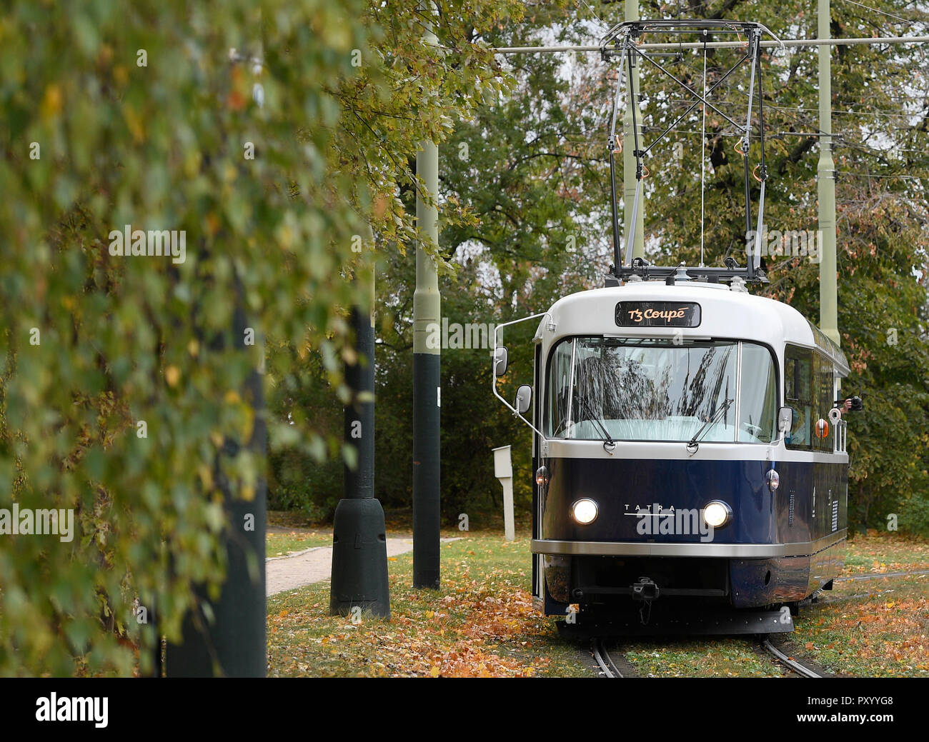 Prague, Czech Republic. 24th Oct, 2018. The Prague public transport ...