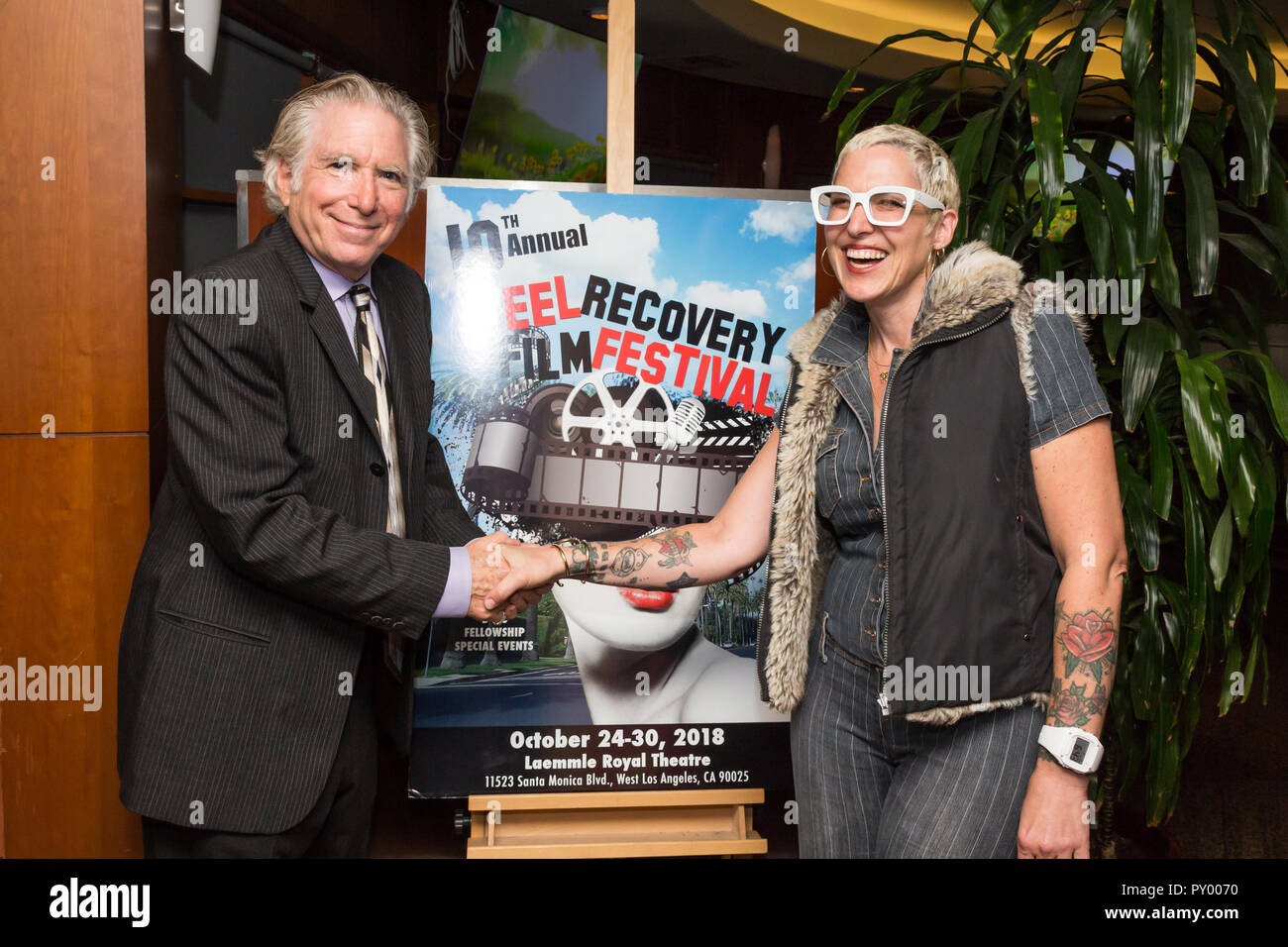 Los Angeles, USA. 24th October, 2018. Reel Recovery Film Festival ...