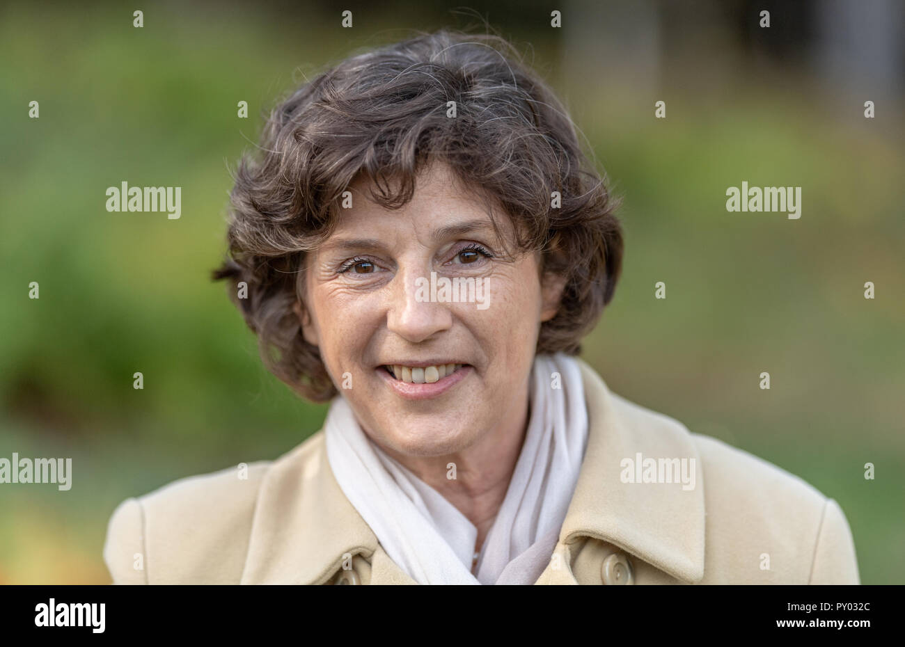 Oberried, Germany. 25th Oct, 2018. Inge Paulini, President of the ...