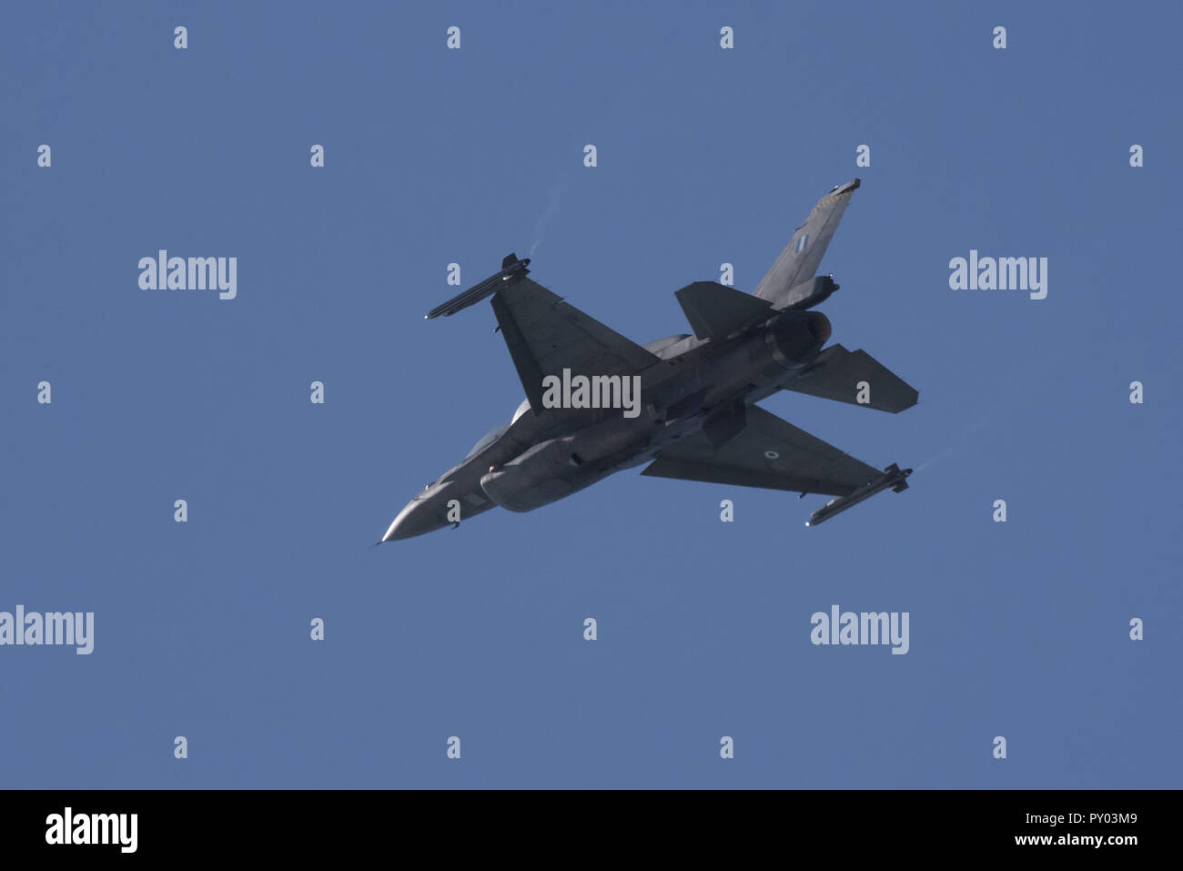 Thessaloniki, Greece. 25th Oct, 2018. A Hellenic Air Force F-16C Block ...