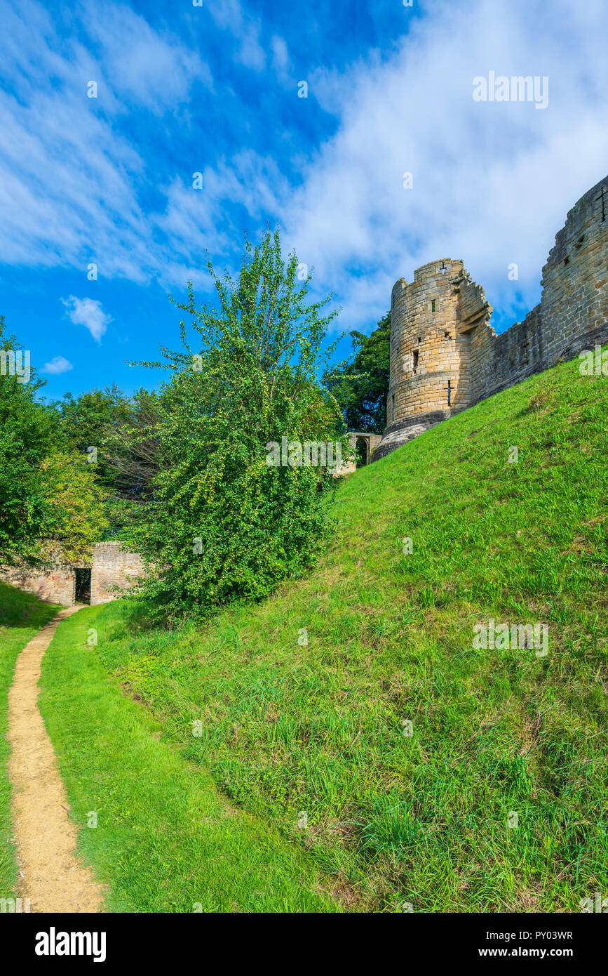 Prudhoe Castle, Northumberland, England, United Kingdom, Europe Stock ...