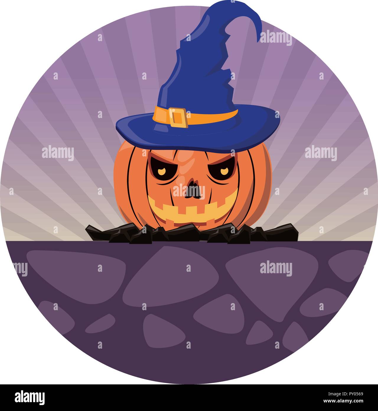 Halloween scary cartoons Stock Vector Image & Art - Alamy