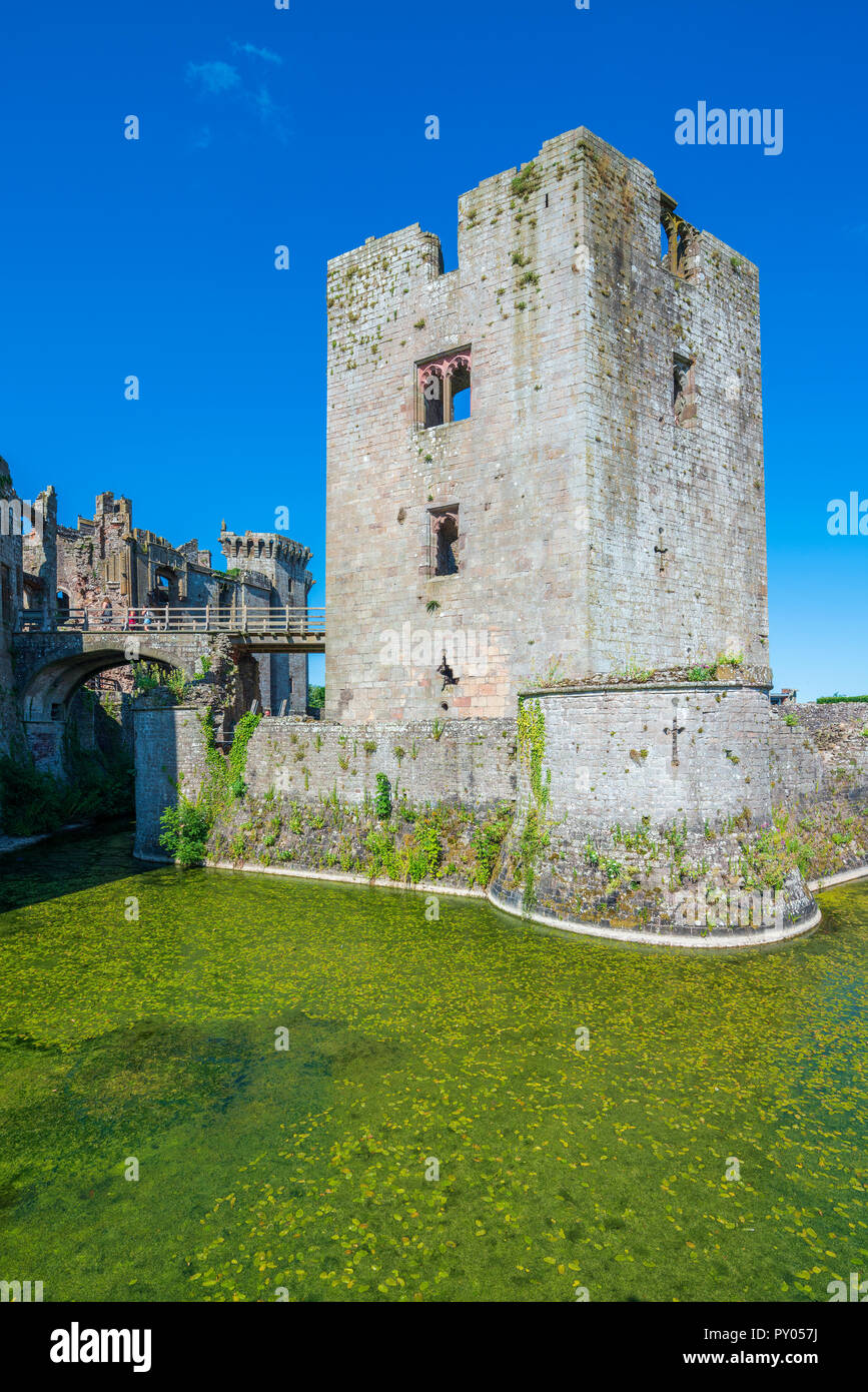 Raglan Castle, Monmouthshire, Wales, United Kingdom, Europe Stock Photo ...