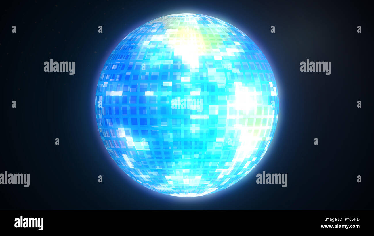 Digital technology earth world map hi-res stock photography and images ...
