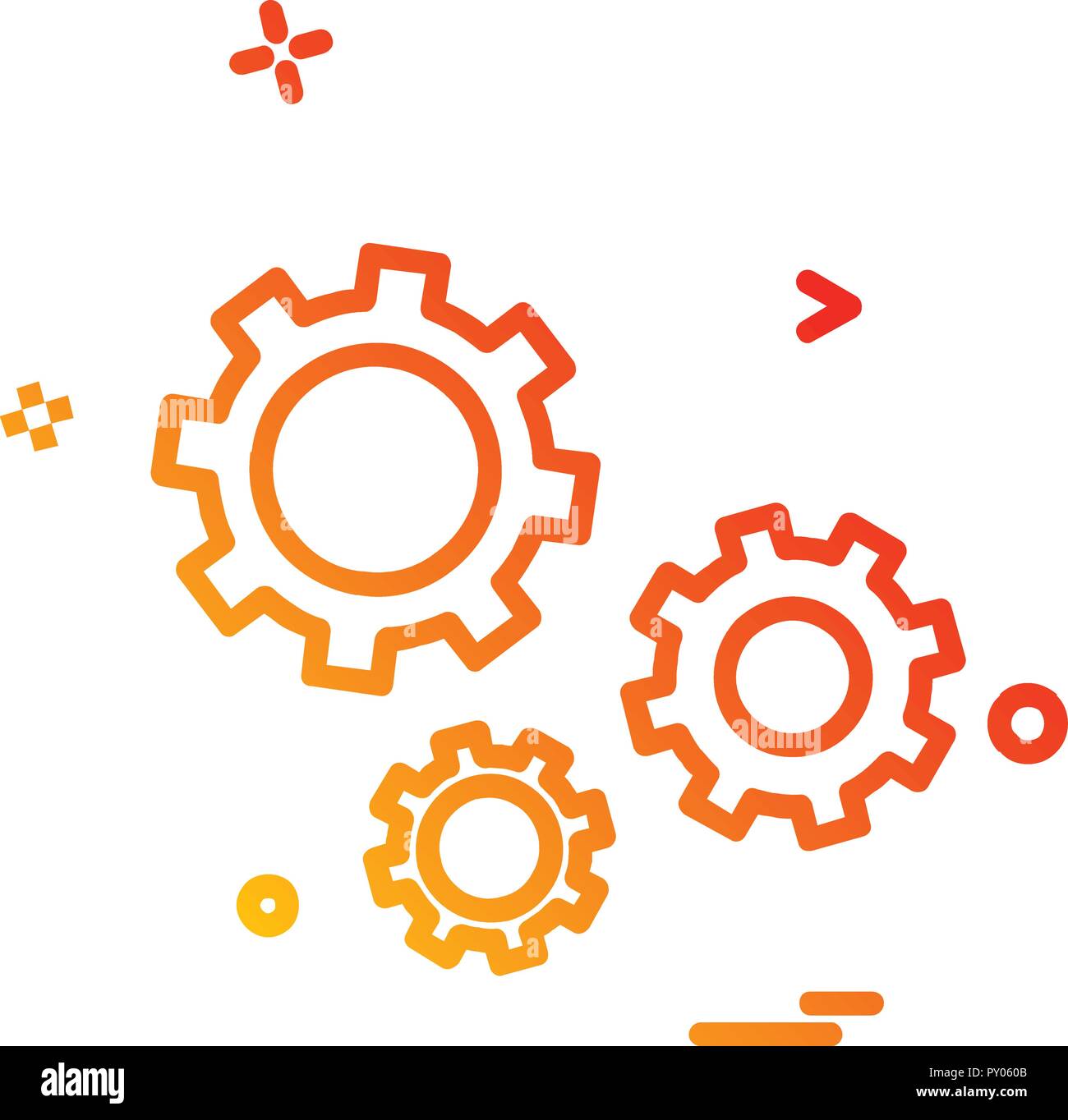 Gear icon design vector Stock Vector Image & Art - Alamy