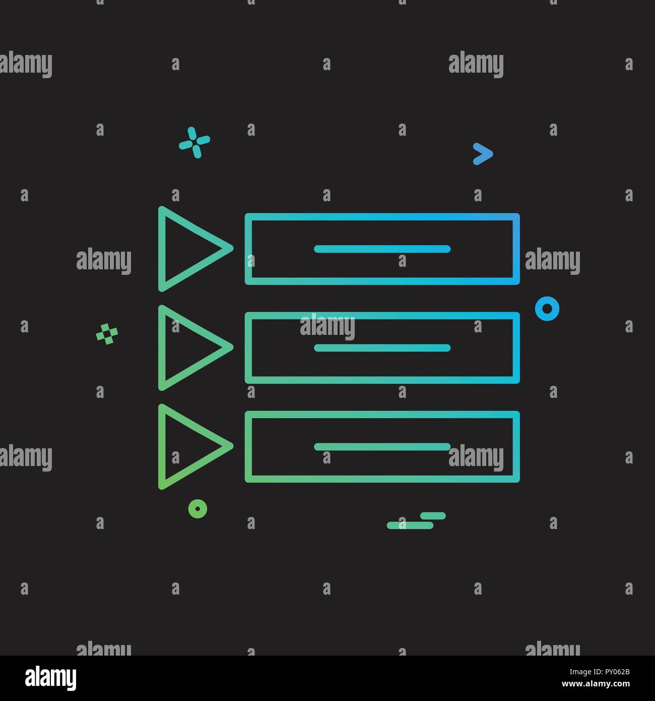 Menu icon design vector Stock Vector Image & Art - Alamy